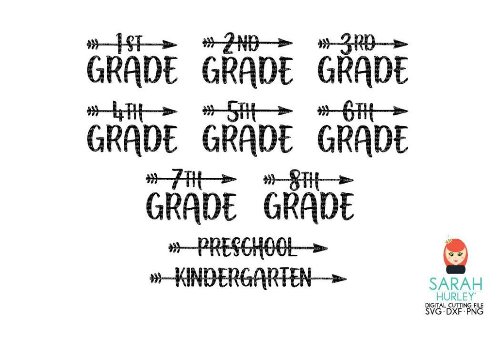 Arrow School Grades - So Fontsy