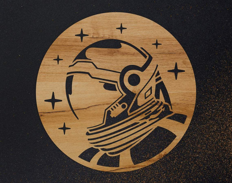 Astronaut SVG, dxf files for plasma, cnc files for wood, space svg ...