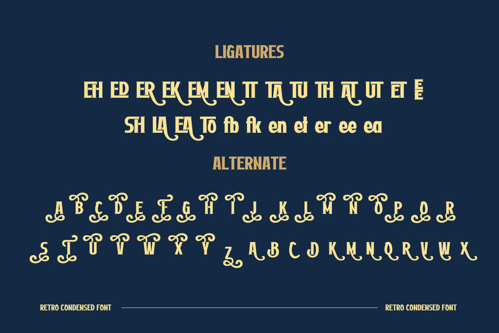 Ateknov | Retro Condensed Font - So Fontsy