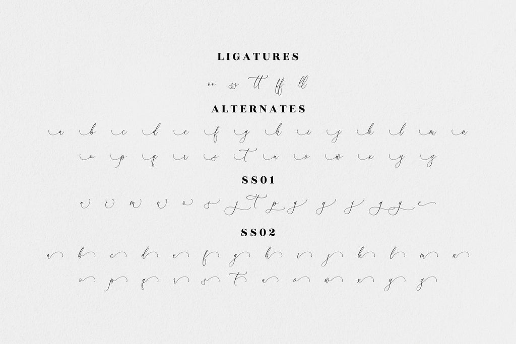 athena modern Luxury Script Font - So Fontsy