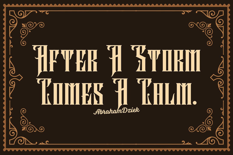 Aurel Shine - Blackletter Font - So Fontsy