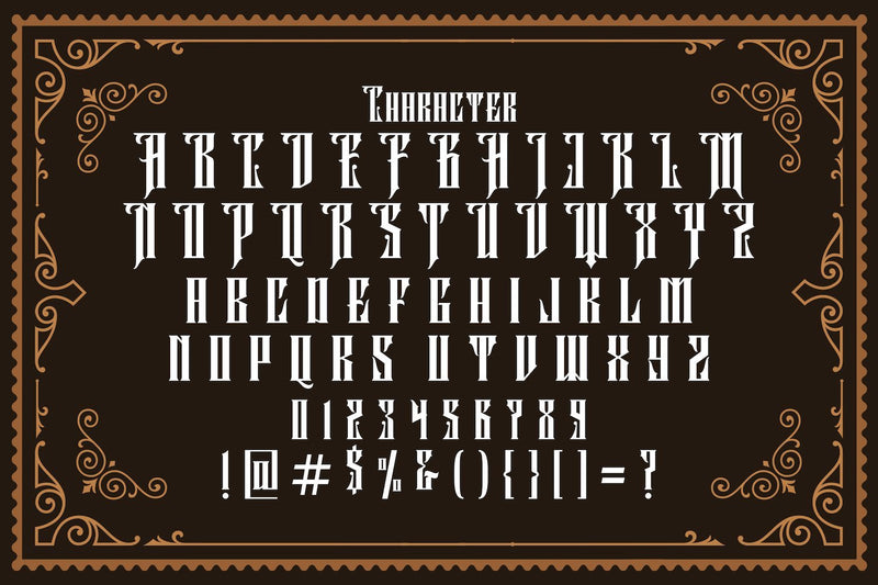 Aurel Shine - Blackletter Font - So Fontsy
