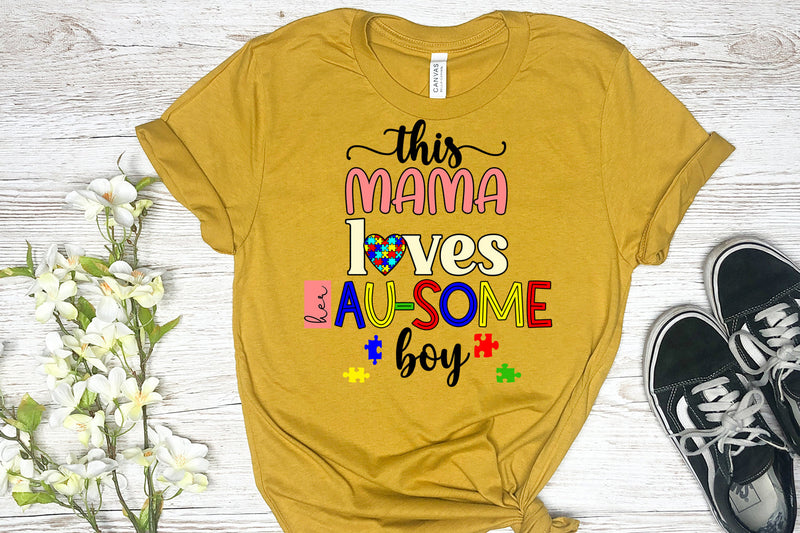 Autism Awareness Sublimation Design - So Fontsy