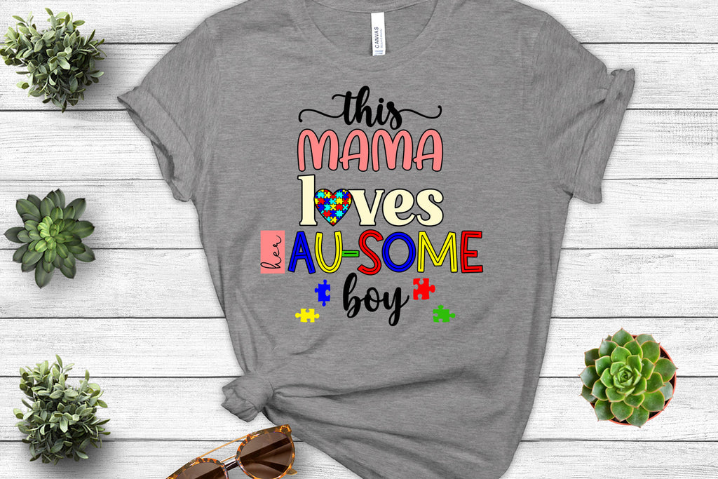 Autism Awareness Sublimation Design - So Fontsy