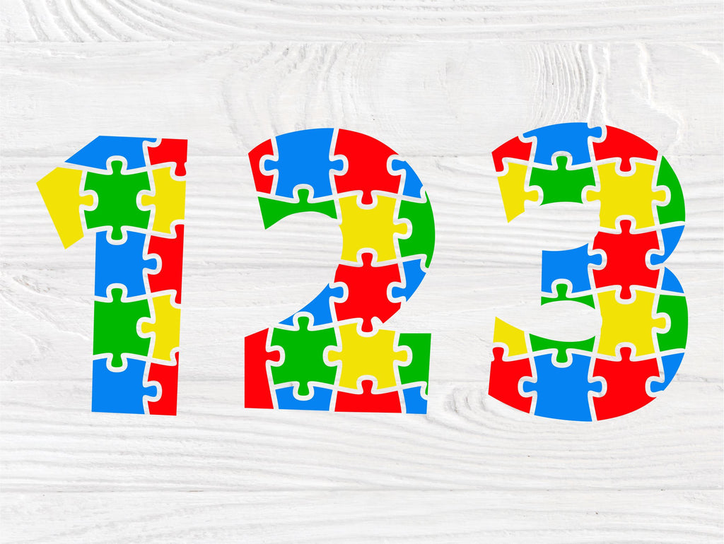 Autism Font SVG, Autism Alphabet, Svg Cut Files, Autism Awareness Svg ...