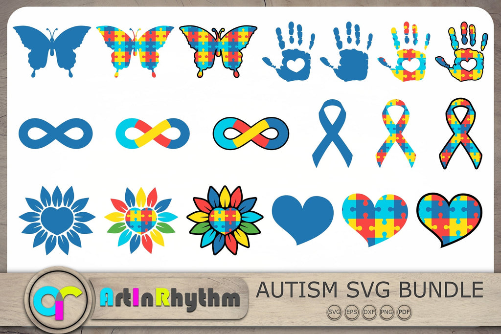 Autism Svg Bundle Svg, Autism Svg, Autism Awareness Svg, Autism Puzzle ...