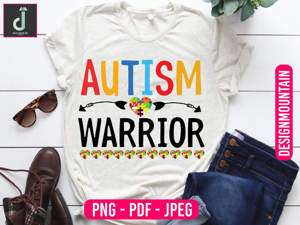 Autism Warrior png, Autism Awareness Png, Austim Png, Austim Bundle ...