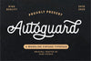 Autoguard Monoline Script - So Fontsy