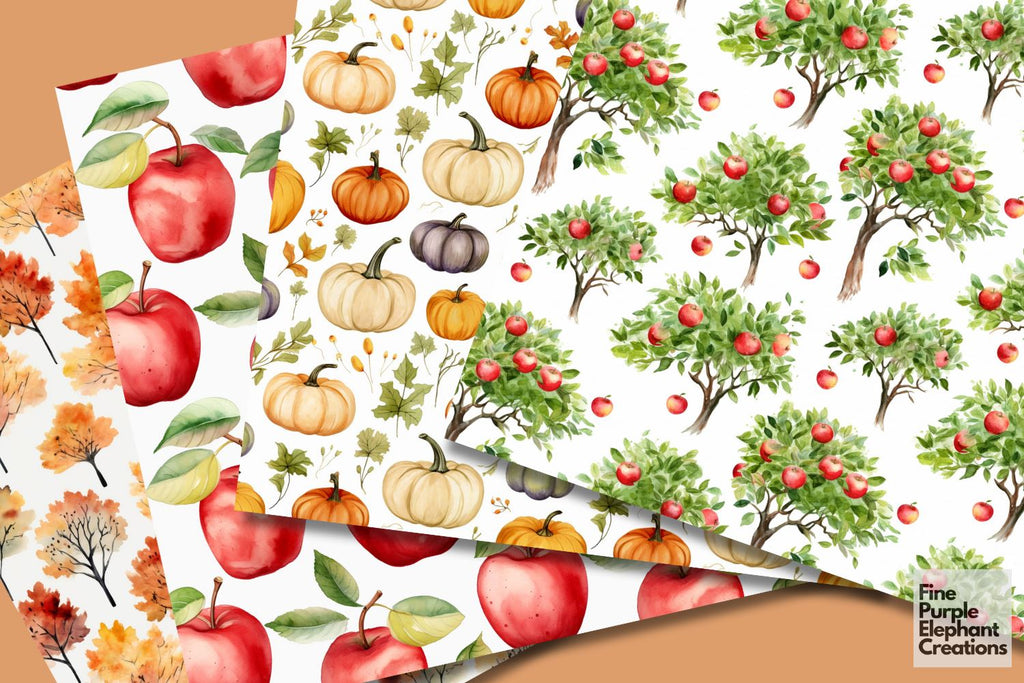 Autumn Harvest | Fall Pattern - So Fontsy