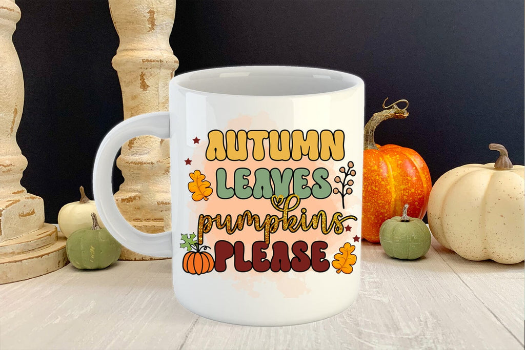 Autumn Leaves I Fall Sublimation Design I Autumn Sublimation - So Fontsy