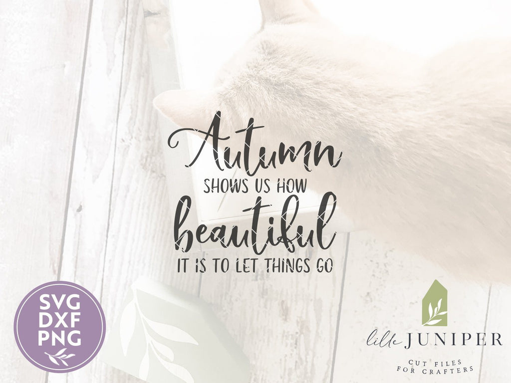 Autumn Shows Us SVG | Fall SVG | Farmhouse Sign Design - So Fontsy