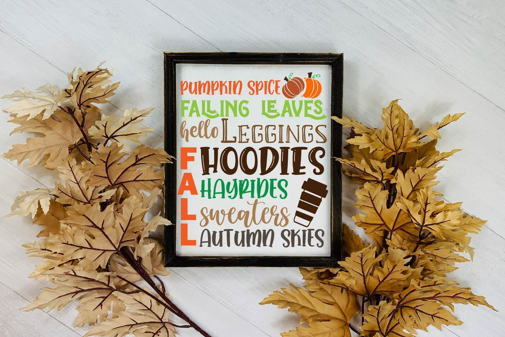 Autumn sign svg, Fall Sign svg - So Fontsy