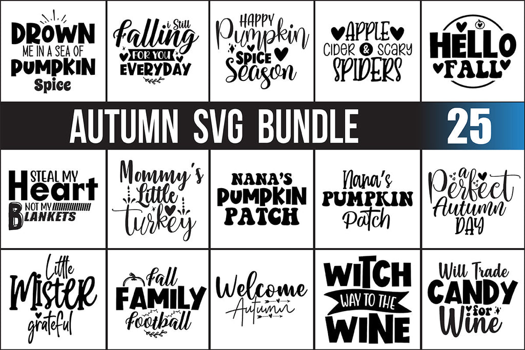 Autumn SVG Bundle - So Fontsy