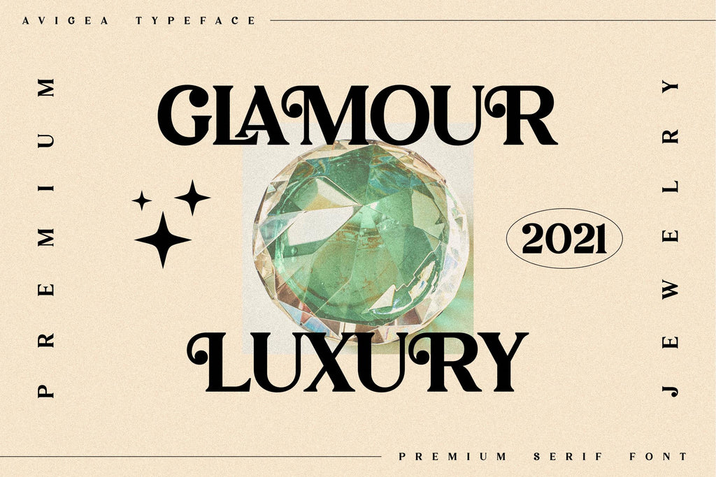 Avigea Typeface - So Fontsy