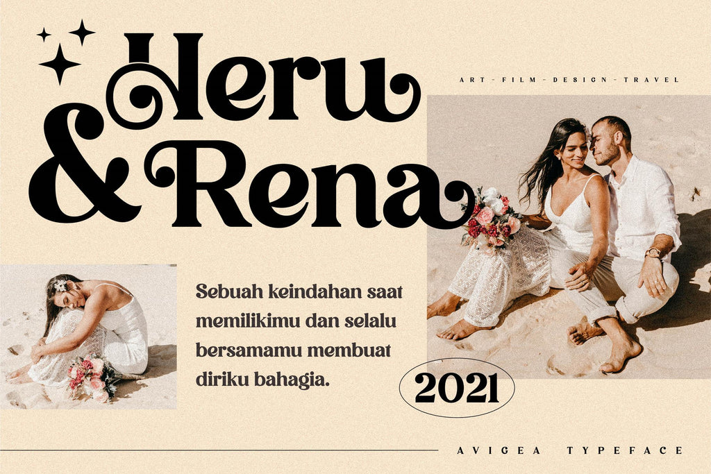 Avigea Typeface - So Fontsy