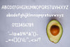 Avocado Toast: A Hand-Lettered Breakfast Font - So Fontsy