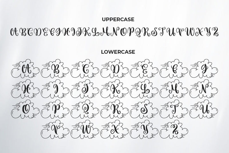 Awan - Monogram - So Fontsy