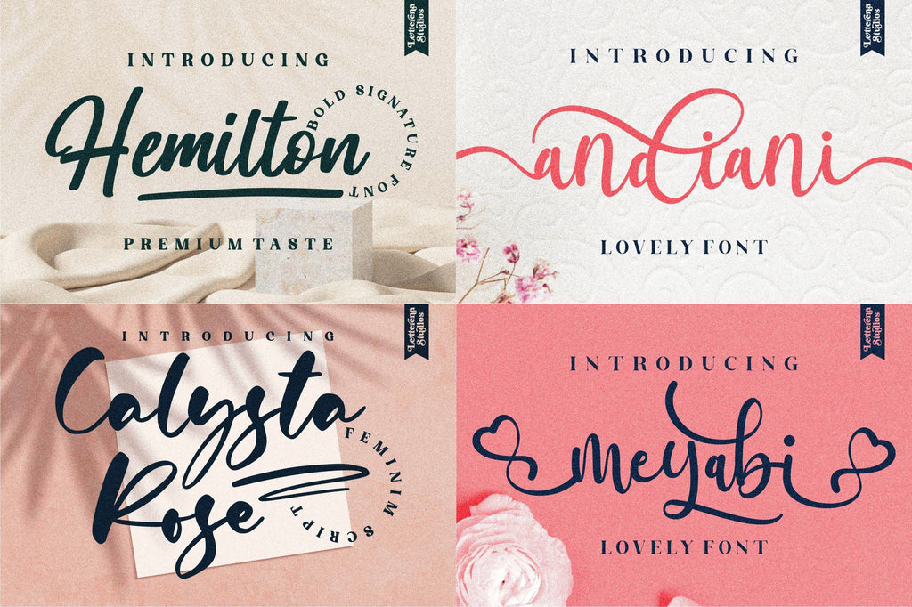 Awesome Lovely Font Bundle - Valentine's Edition - So Fontsy