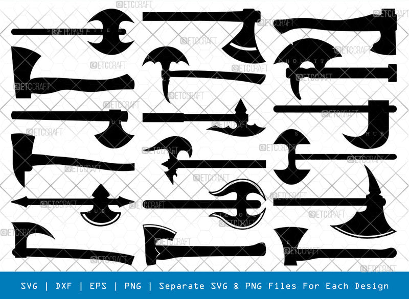 Axe SVG, Axe Silhouette, Lumberjack Svg, Tool Svg, Weapon Svg, Axes Svg ...