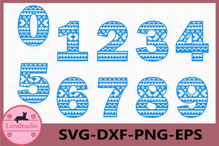 Aztec Numbers SVG - So Fontsy