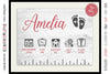 Baby Birth Stats Ruler - newborn elements - SVG file for crafters - So ...