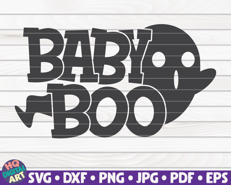 Baby boo SVG | Halloween SVG - So Fontsy