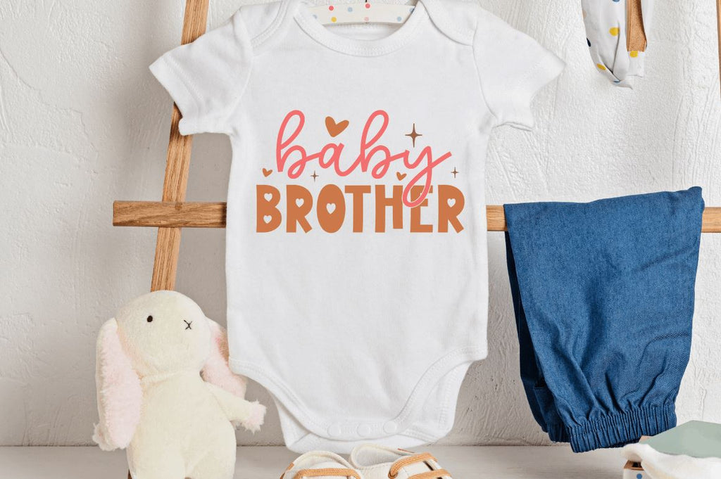 Baby brother SVG - So Fontsy