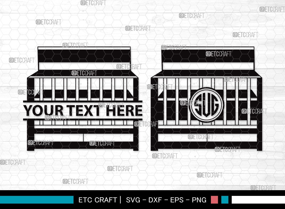 Baby Crib Monogram SVG | Baby Crib Svg | Baby Svg | Child Svg | Baby ...