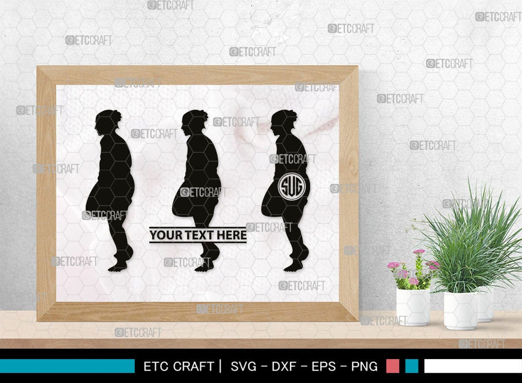 Baby Dance Monogram, Baby Dance Silhouette, Baby Dance SVG, Ballerina ...