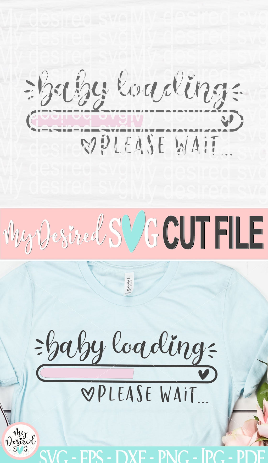 Baby Girl Svg, Pregnancy Svg, Mom Loading, Baby Loading Svg, Pregnancy ...