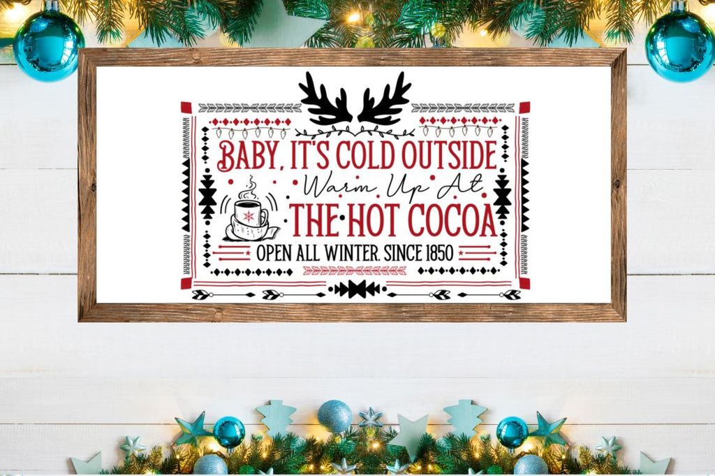 Baby, it's cold outside warm up at the hot cocoa open all winter. since ...