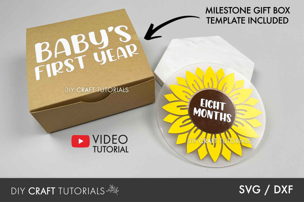 Baby Milestone Disc SVG - So Fontsy