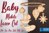 Baby Mobile Laser Cut SVG | Baby SVG Design | CNC Files - So Fontsy