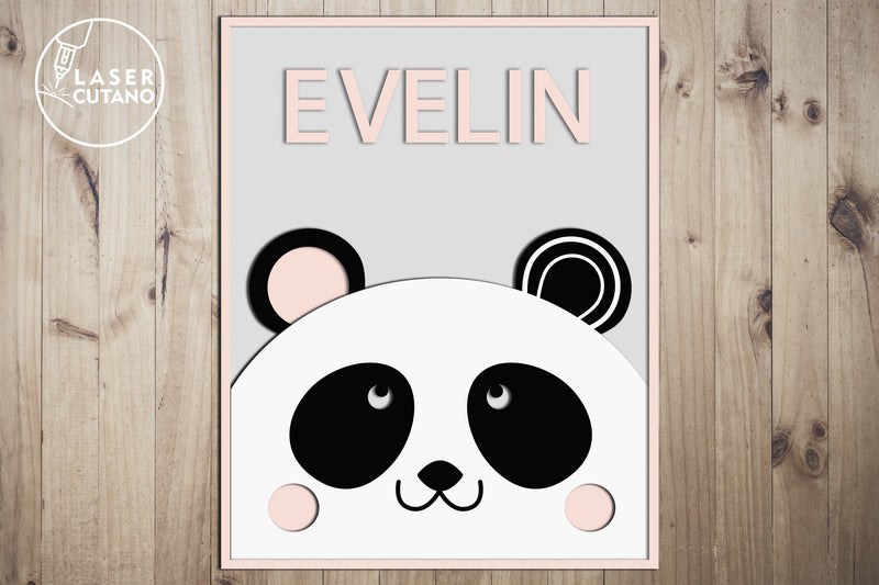 BABY NAME SIGN Bundle Multilayer Laser Cut Files, Mandala, Sign SVG, 3D ...