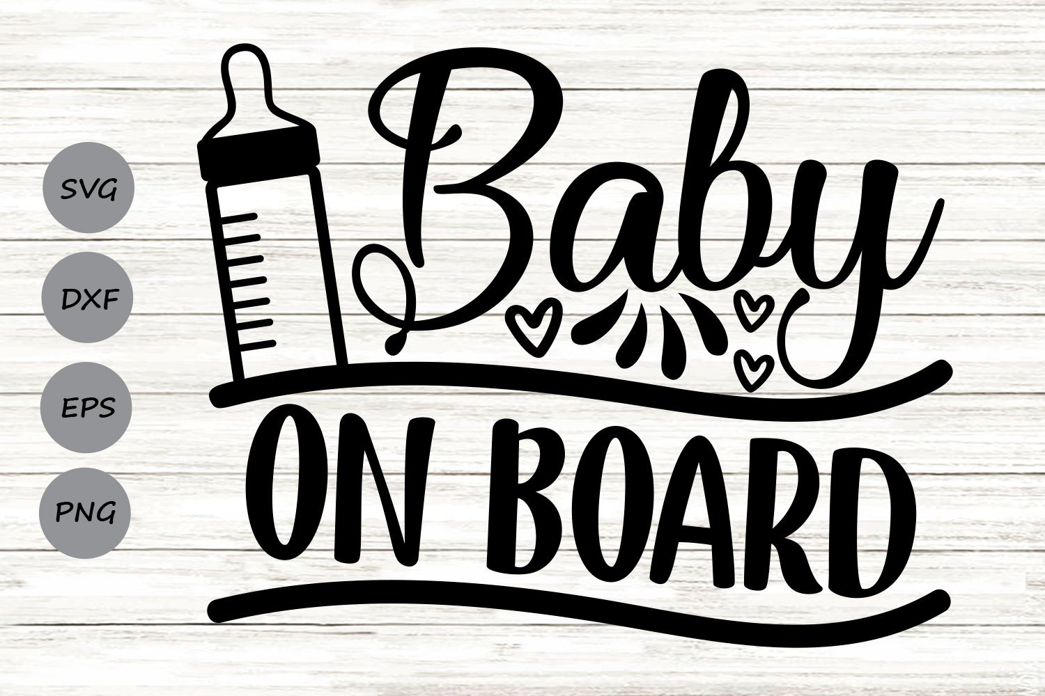 Baby On Board| Newborn SVG Cutting Files - So Fontsy