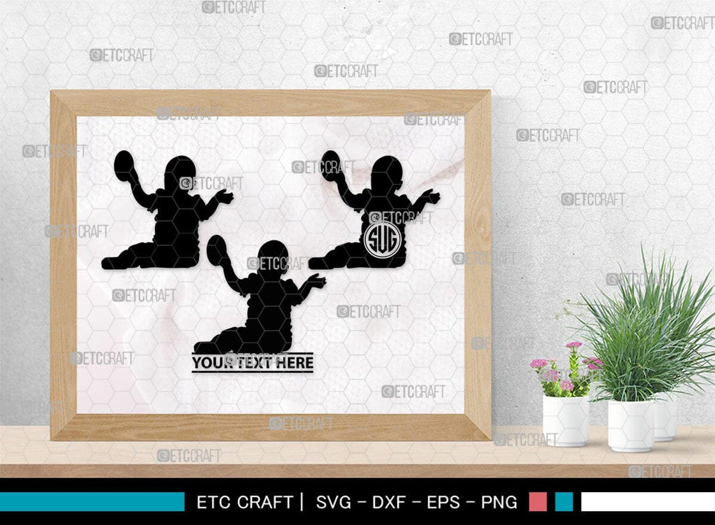 Baby Playing Monogram, Baby Playing Silhouette, Baby Playing SVG, Kids ...