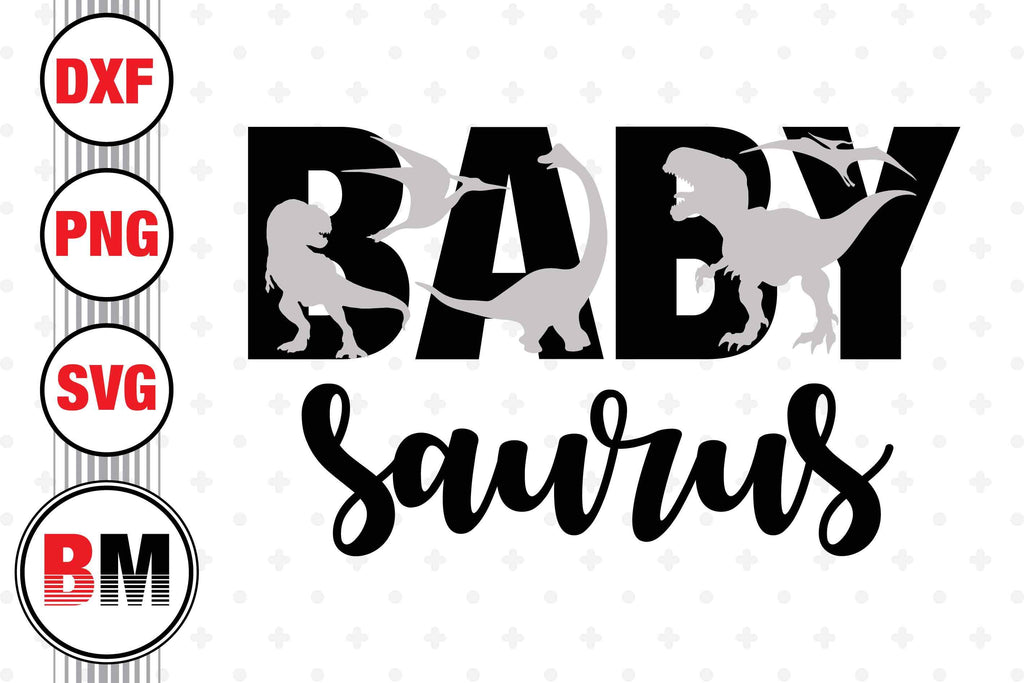 Baby Saurus SVG, PNG, DXF Files - So Fontsy