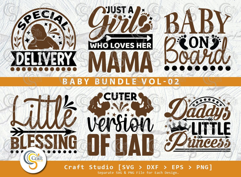Baby SVG Bundle, Baby gift Svg, Baby Shower Svg, Newborn Baby Svg, Baby ...