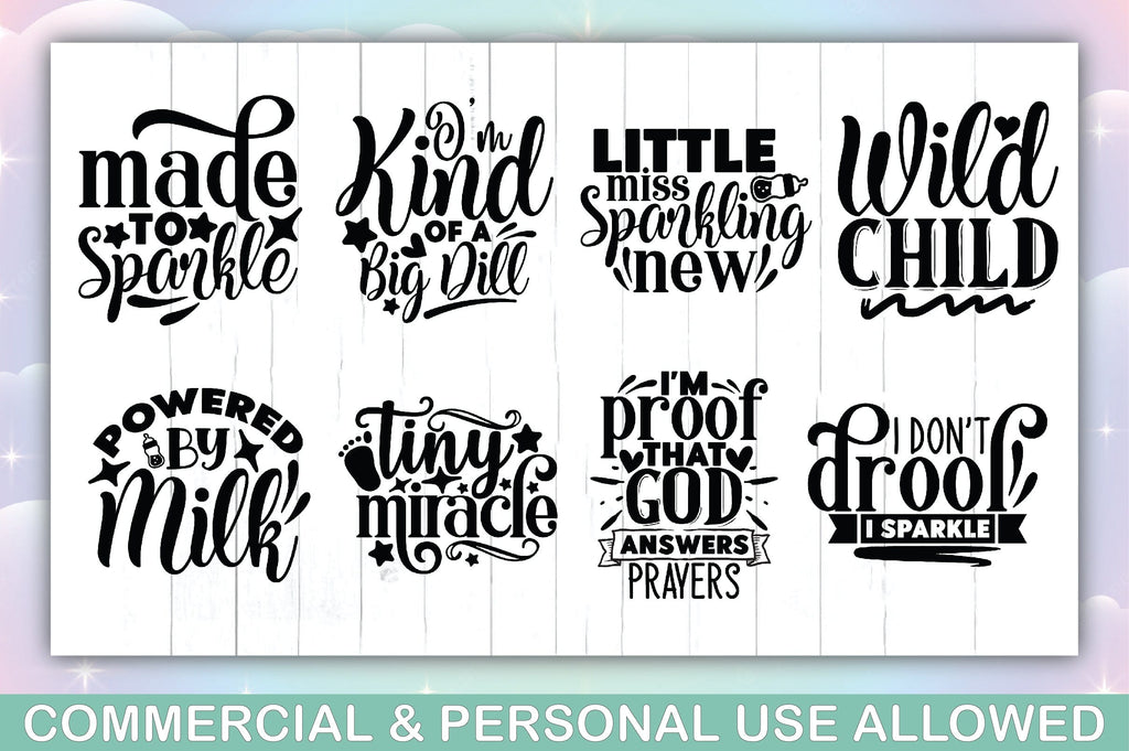 Baby SVG Bundle - So Fontsy
