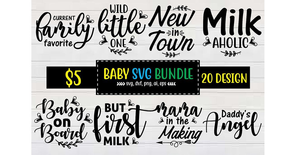 Baby Svg Bundle - So Fontsy