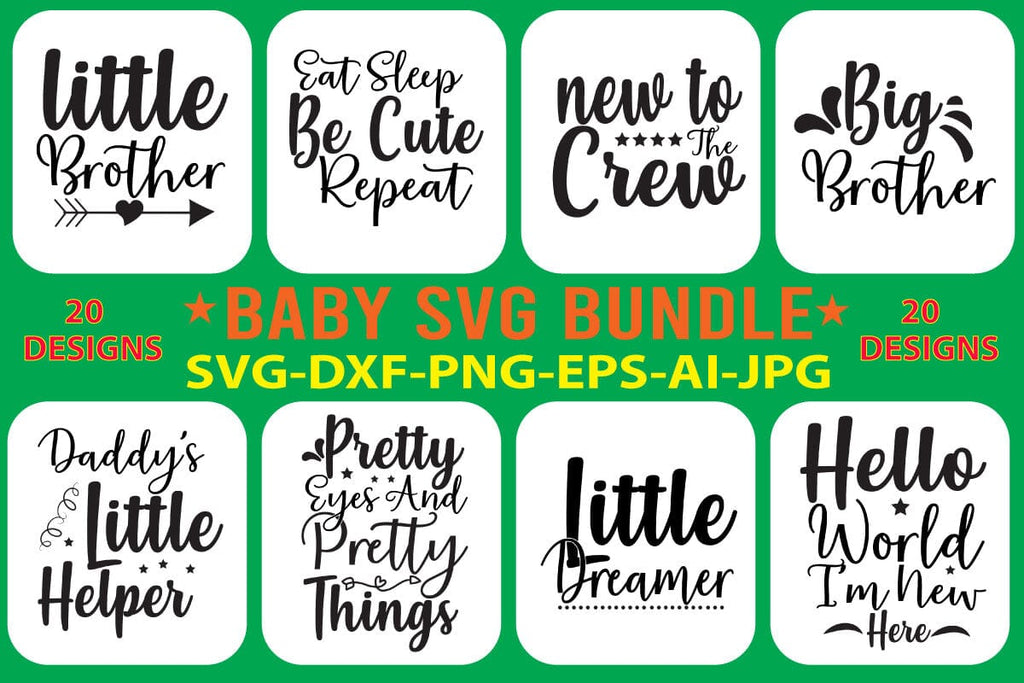 BABY-SVG-BUNDLE - So Fontsy