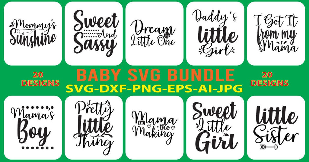 BABY-SVG-BUNDLE - So Fontsy