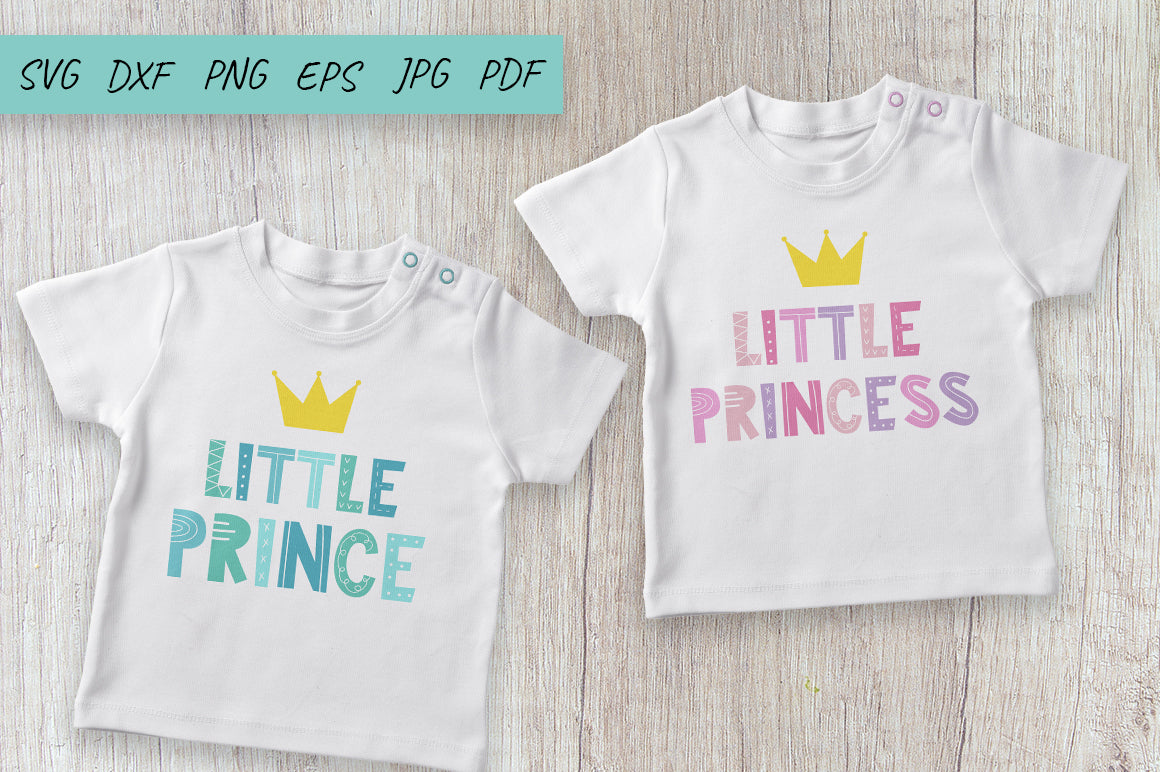 Baby SVG, Little Princess SVG, Little Prince SVG design - So Fontsy