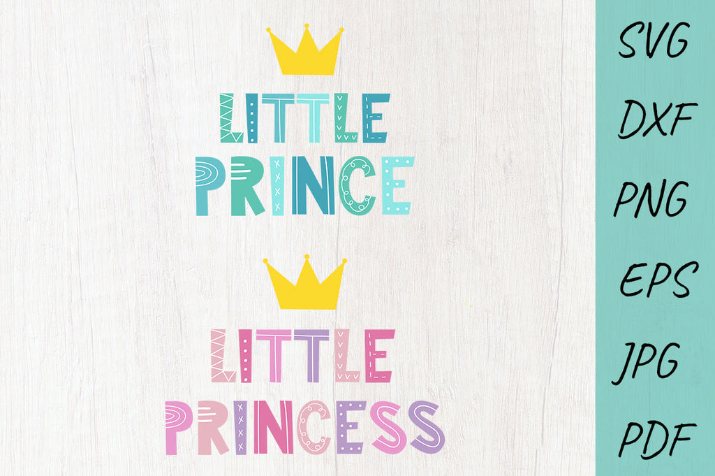 Baby SVG, Little Princess SVG, Little Prince SVG design - So Fontsy