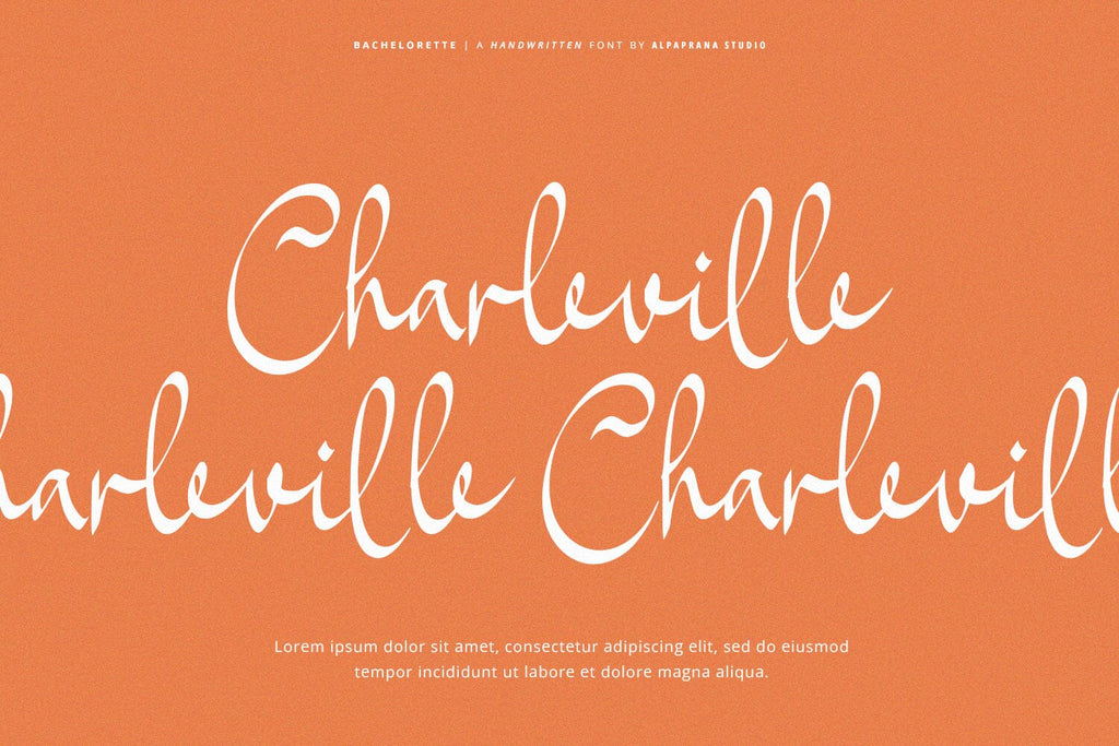 Bachelorette - Handwritten Font - So Fontsy
