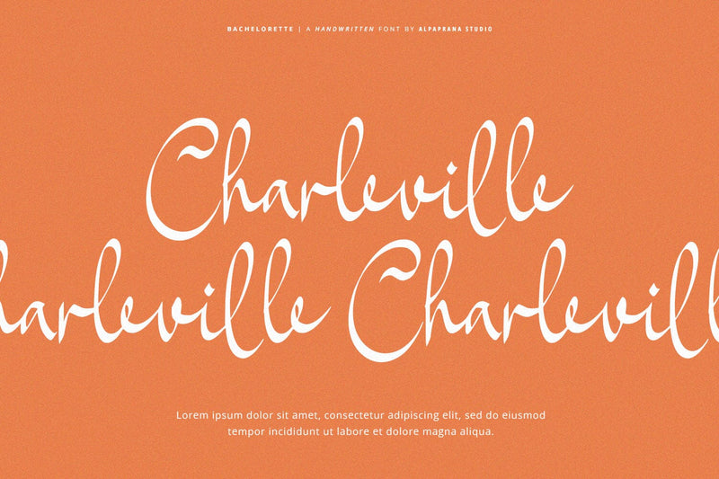 Bachelorette - Handwritten Font - So Fontsy