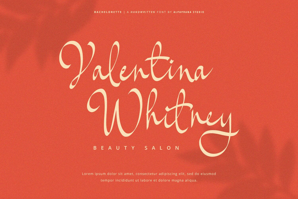 Bachelorette - Handwritten Font - So Fontsy