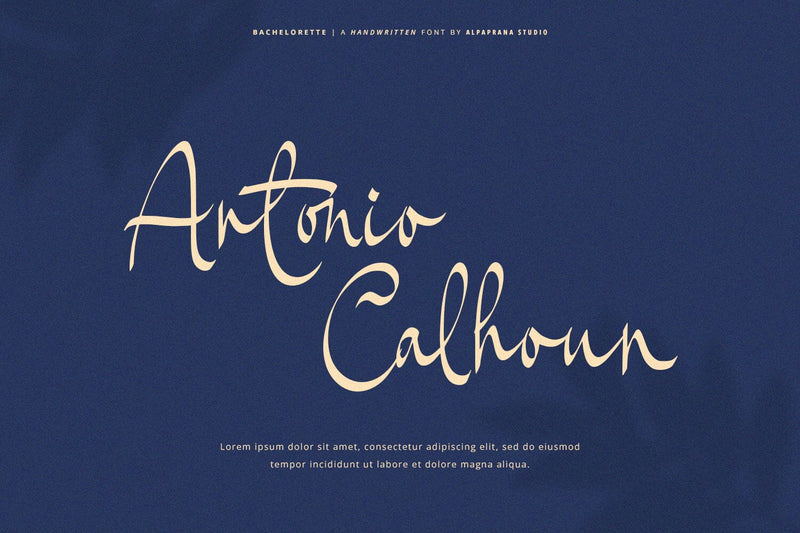Bachelorette - Handwritten Font - So Fontsy