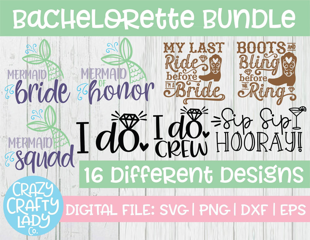Bachelorette SVG Cut File Bundle - So Fontsy