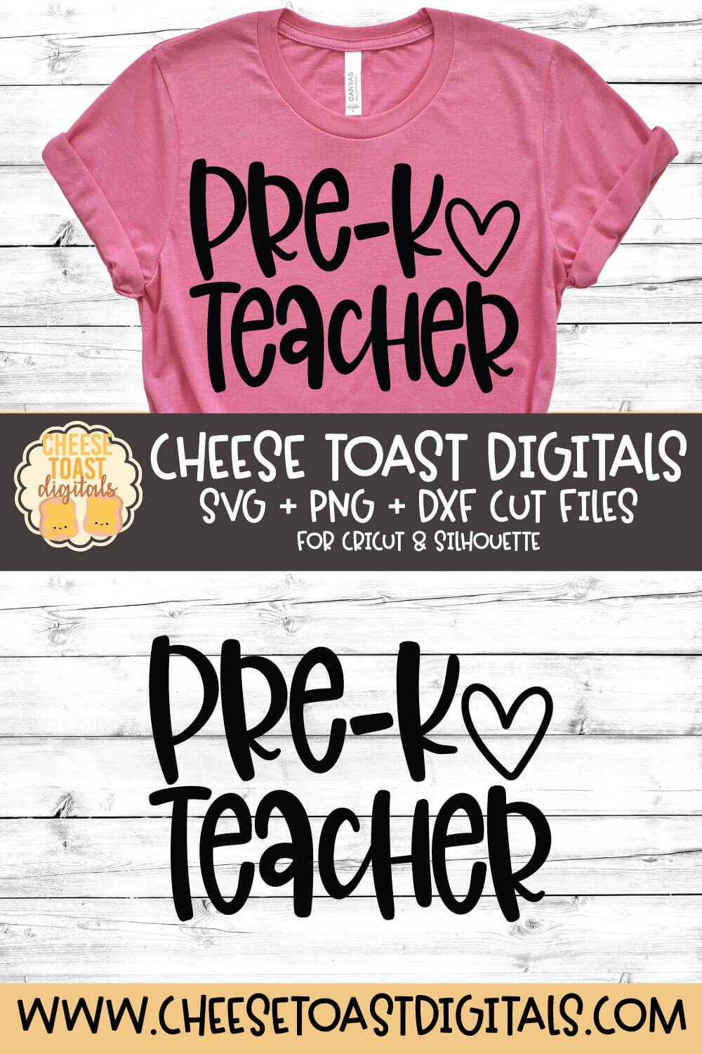 Back to School SVG | Pre-K Teacher - So Fontsy